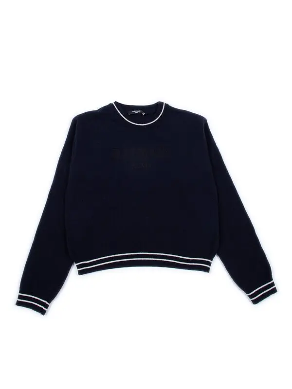 Balmain Knit Jumper - Blu