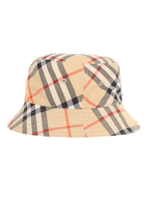 Burberry Check Pattern Bucket Hat - Other