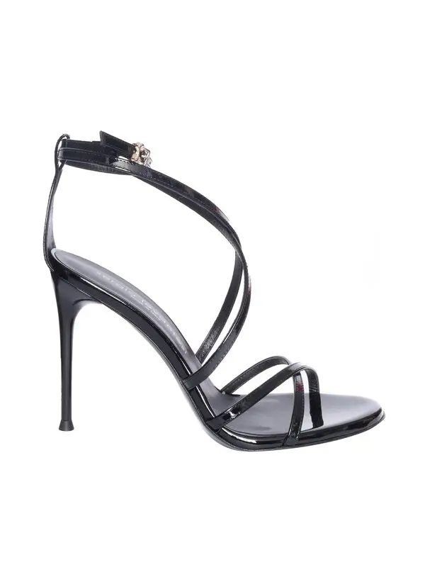 SERGIO LEVANTESI Rebel5 Paint Nero Sandals - Red