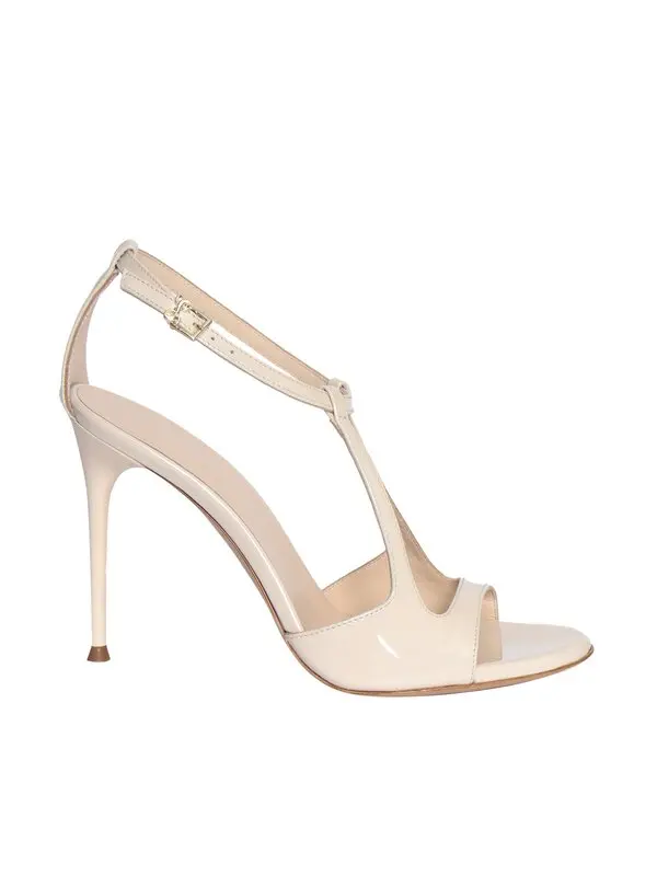 SERGIO LEVANTESI Ryana5 Paint Stone Sandal - White