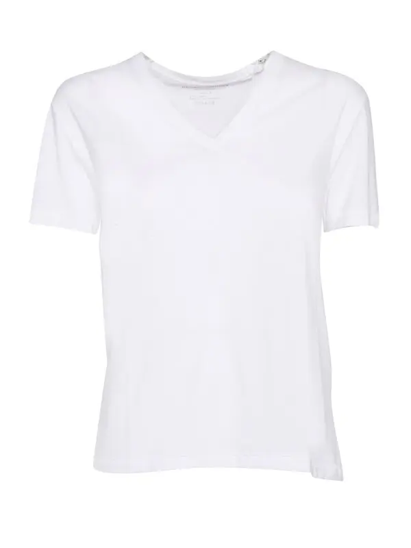 Majestic Filatures V-neck T-shirt - White