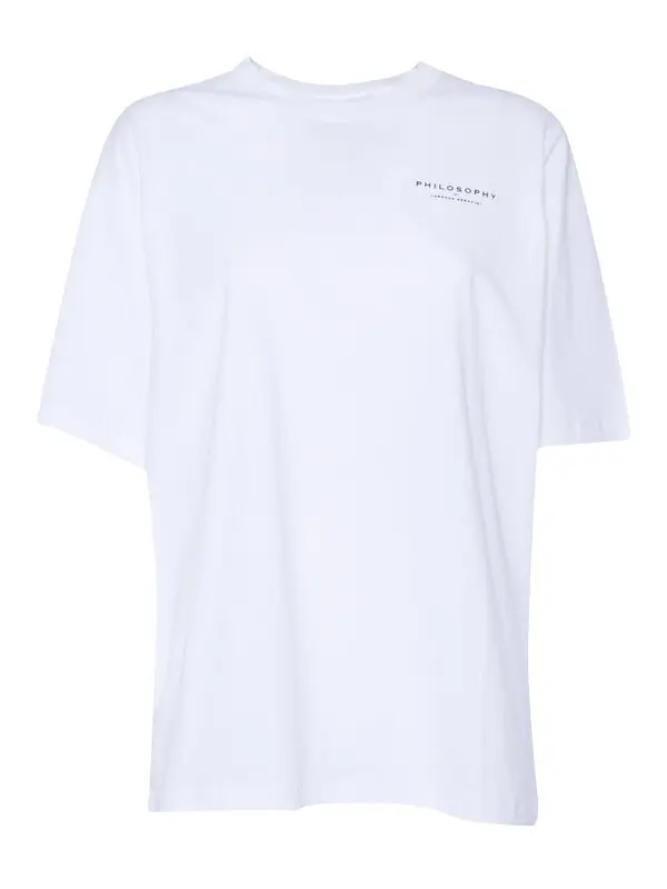 Philosophy Di Lorenzo Serafini Logo T-shirt - White