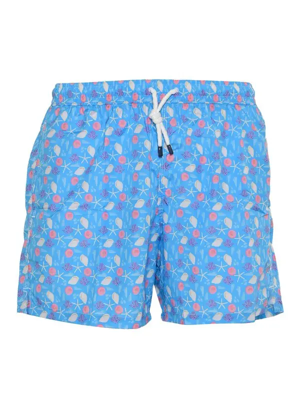 Fedeli Woven Swim Trousers - Blue