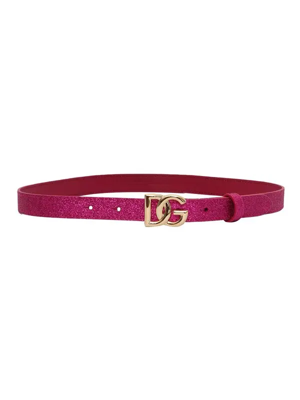 Dolce & Gabbana Logo Belt - Fuchia