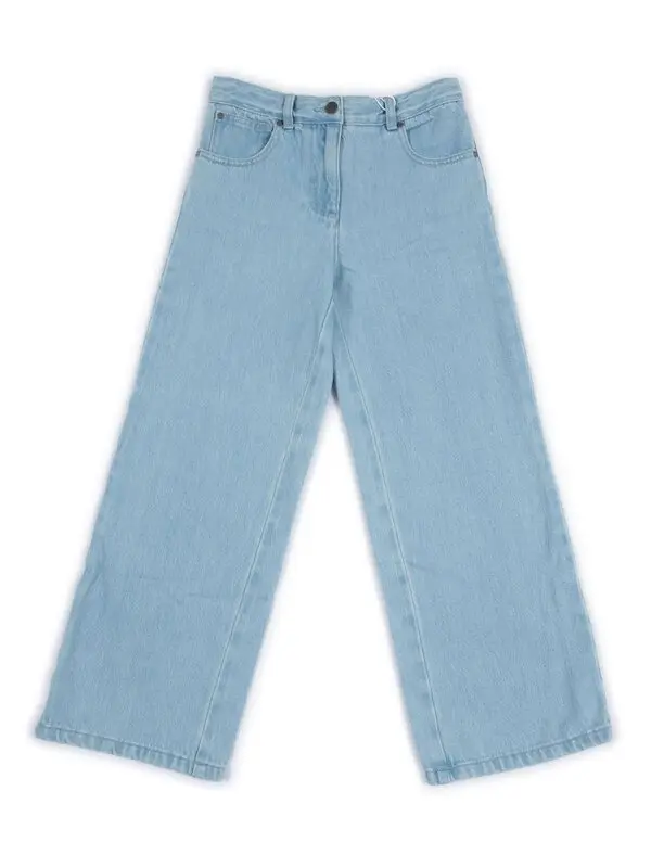 Stella McCartney Wide Leg Trousers - Blue