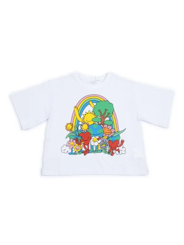 Stella McCartney T-shirt With Graphic Print - White