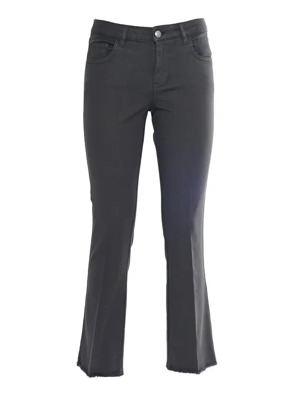 FAY Cropped Pant - Red