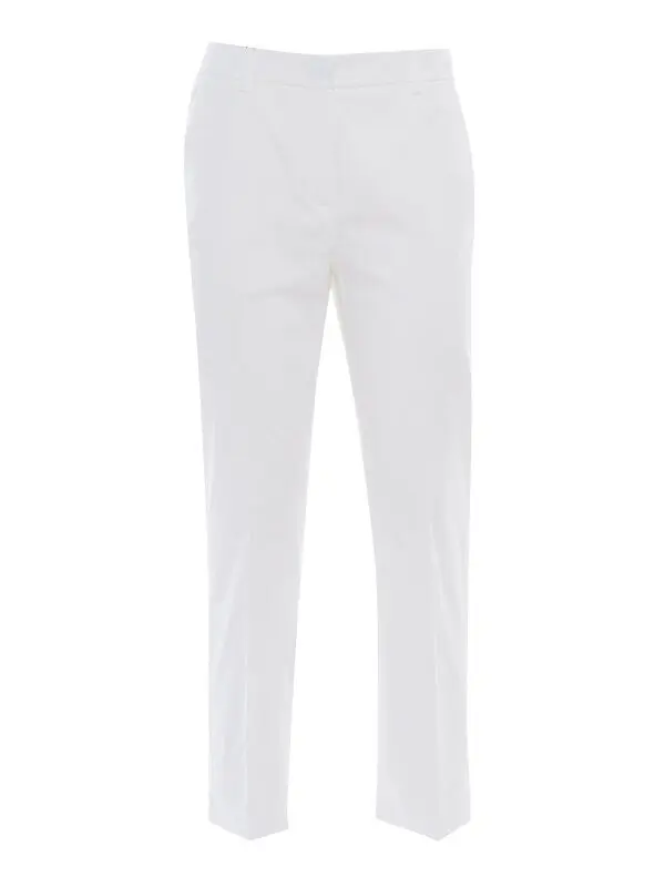 Max Mara Pantaloni Lunghi Cecco - White