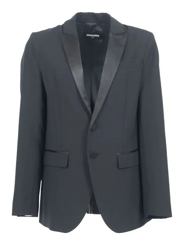 D SQUARED2 Single-breasted Blazer With Notched Lapel