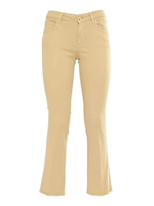 FAY Cropped Pant - Red