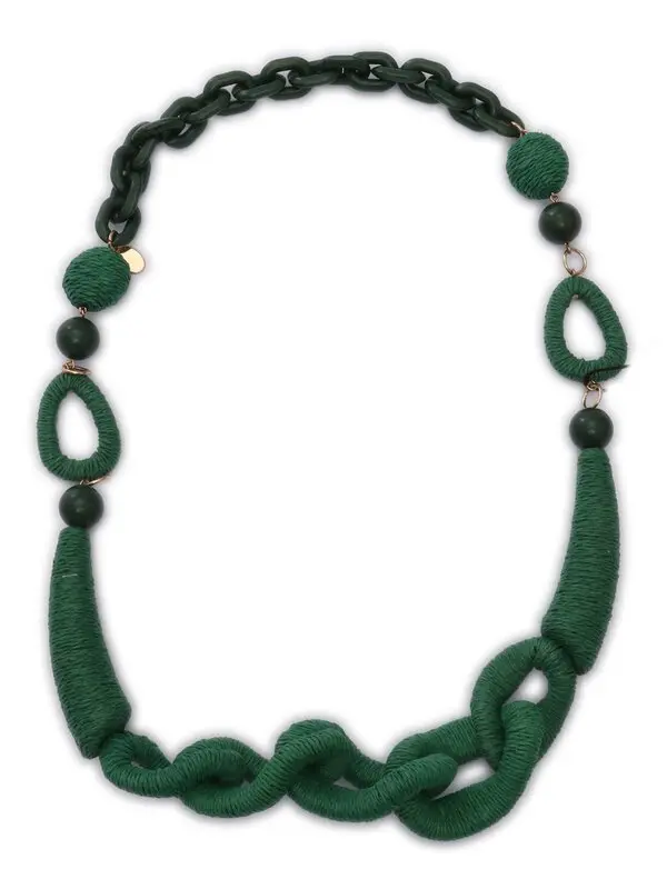 Max Mara Teismo Necklace - Green