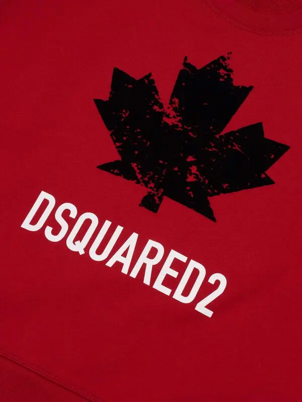 D SQUARED2 Slouch Fit Felpa