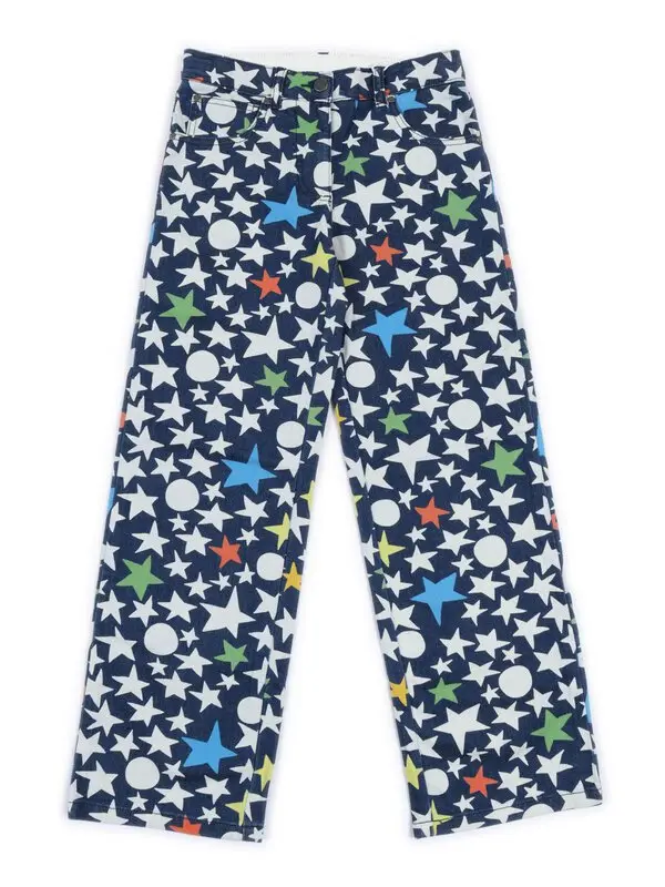 Stella McCartney Printed Trousers - Blu