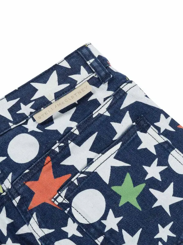 Stella McCartney Printed Trousers - Blu