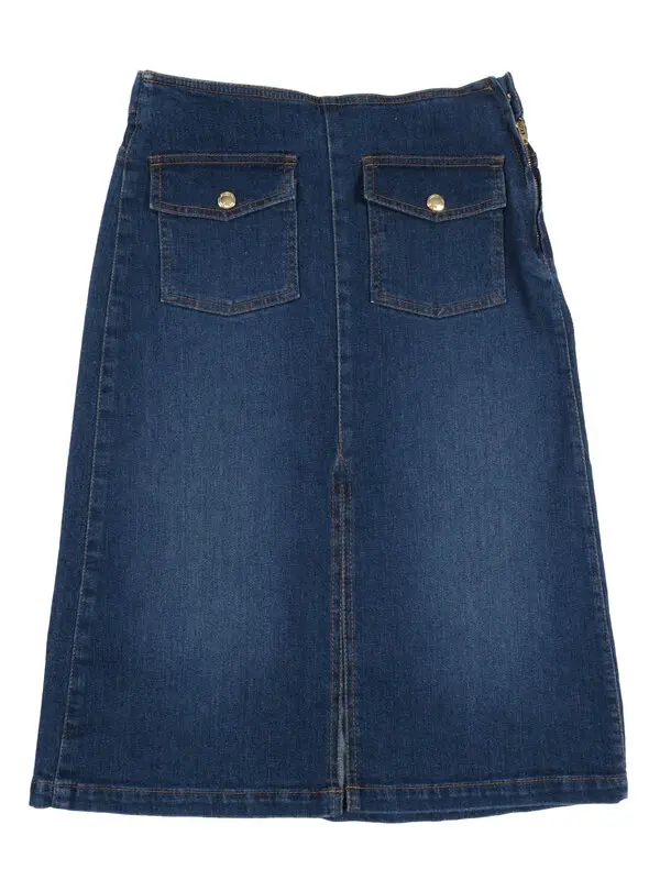 Chloé Mid-length Denim Skirt - Blu