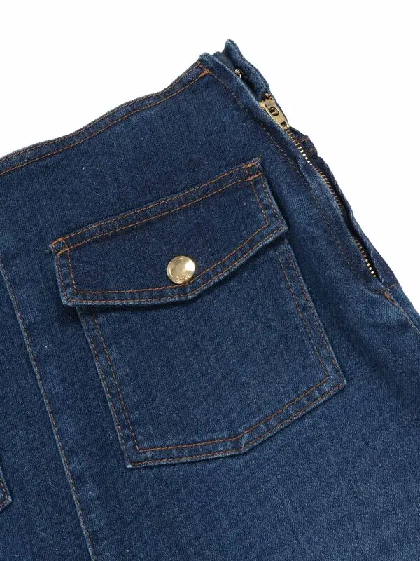 Chloé Mid-length Denim Skirt