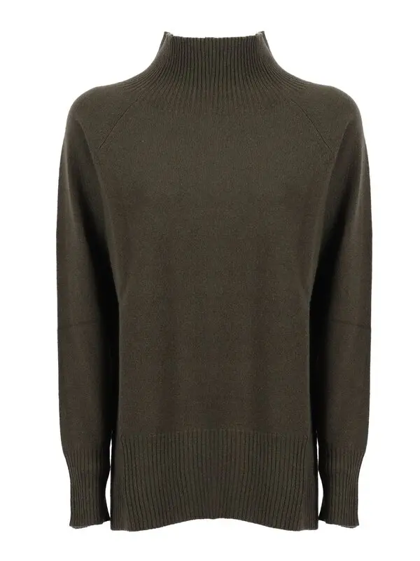KANGRA Cratere Neck Raglan Sleeve Top - Green