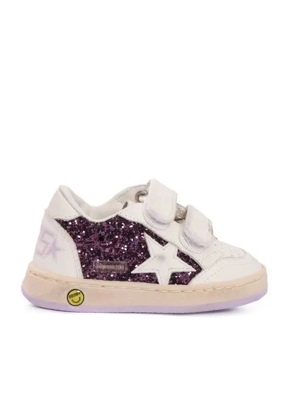 GOLDEN GOOSE Ball Star Sneakers With Glitter Upper - Other