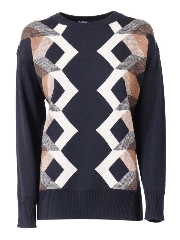 Lorena Antoniazzi Knit Top - Blu