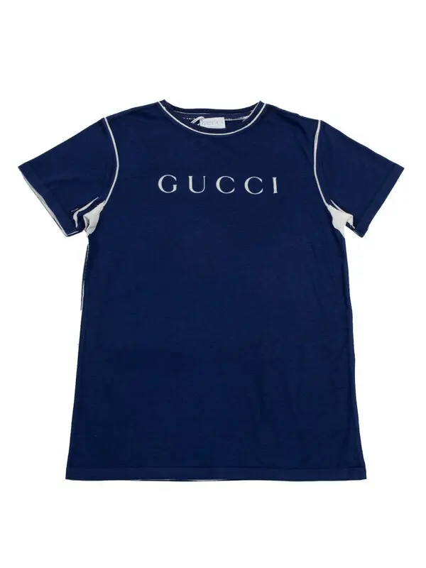 Gucci Jersey T-shirt - Blu