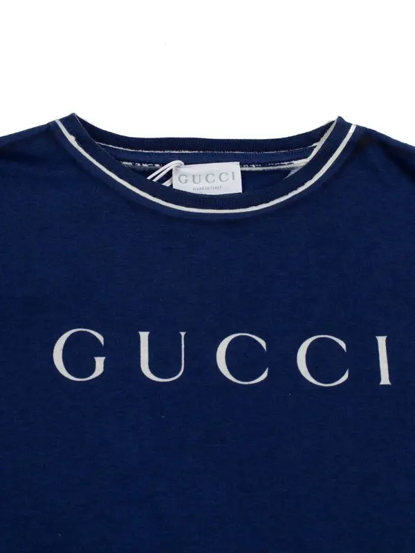 Gucci Jersey T-shirt - Blu