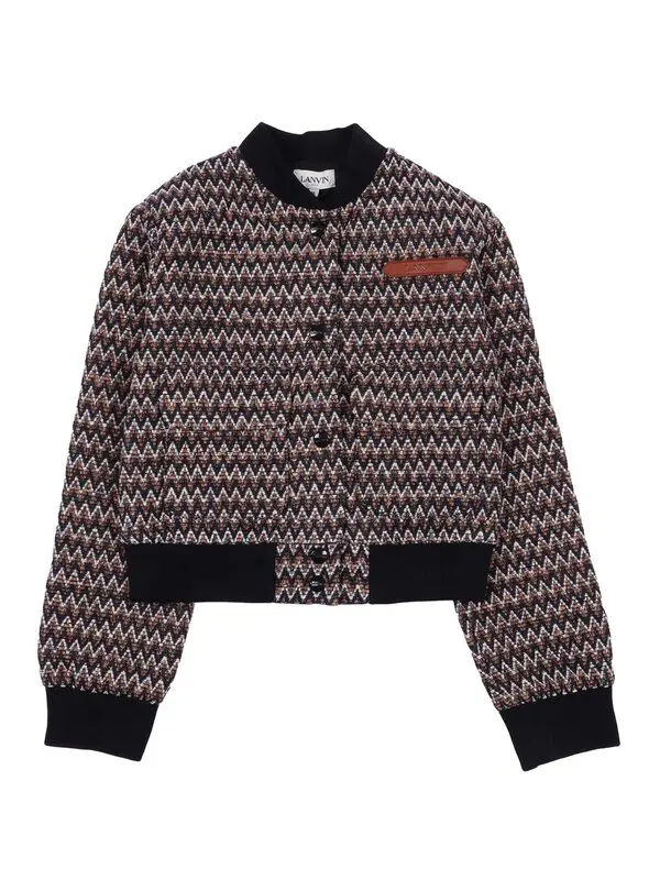 LANVIN Herringbone Tweed Jacket
