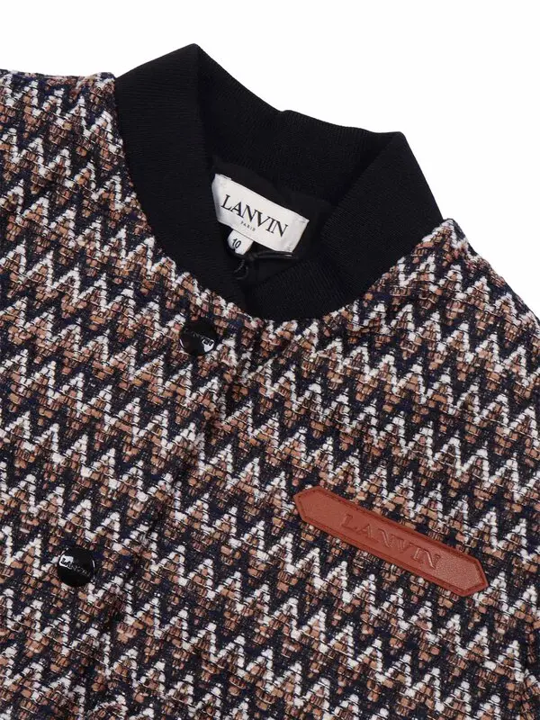 LANVIN Herringbone Tweed Jacket
