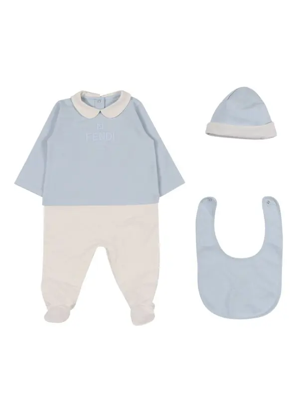 FENDI JR Stretc Kit Tutina Felpina - Blue
