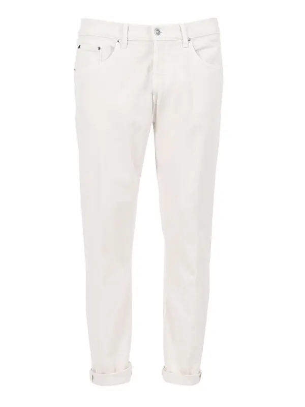DONDUP Pantalone Icon Trousers - White