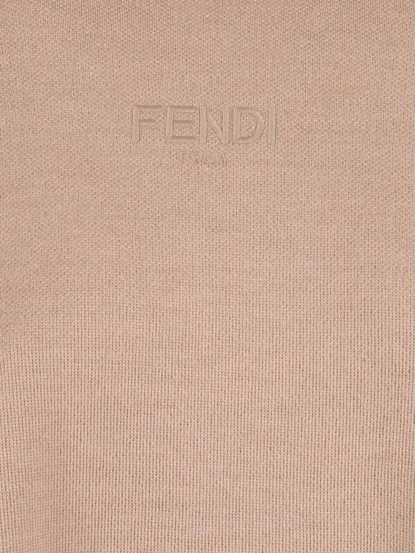 FENDI JR Wool Knit Logo Abito