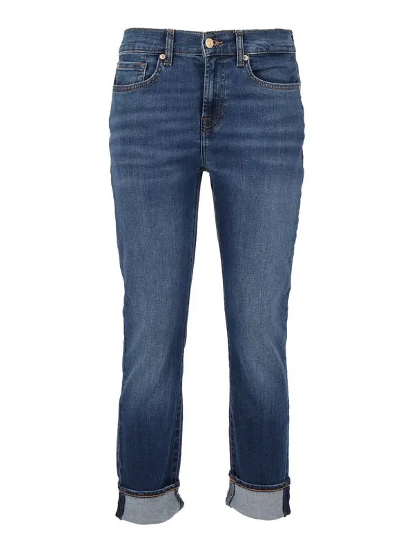 7 For All Mankind Relaxed Skinny Royalty Jeans - Blu