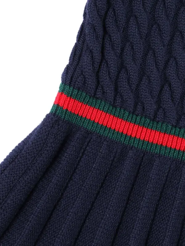 Gucci Long Sleeve Wool Knit Dress