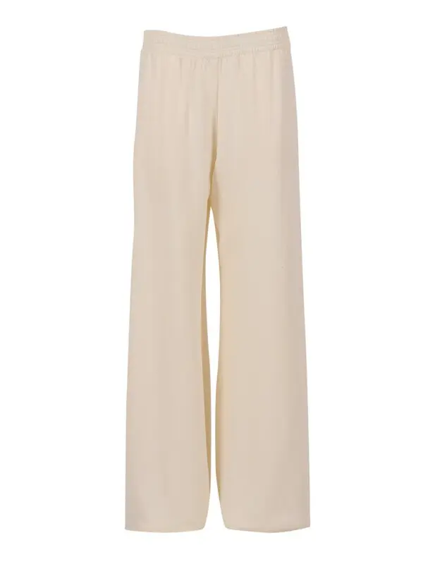 Fabiana Filippi Wide-leg Cady Pants - White
