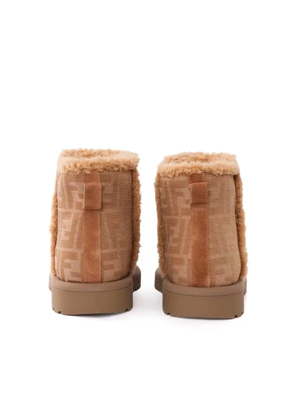FENDI JR Jacquard Booties