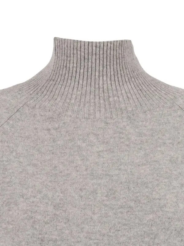 KANGRA Raglan Sleeve Sweater With Crater Neck