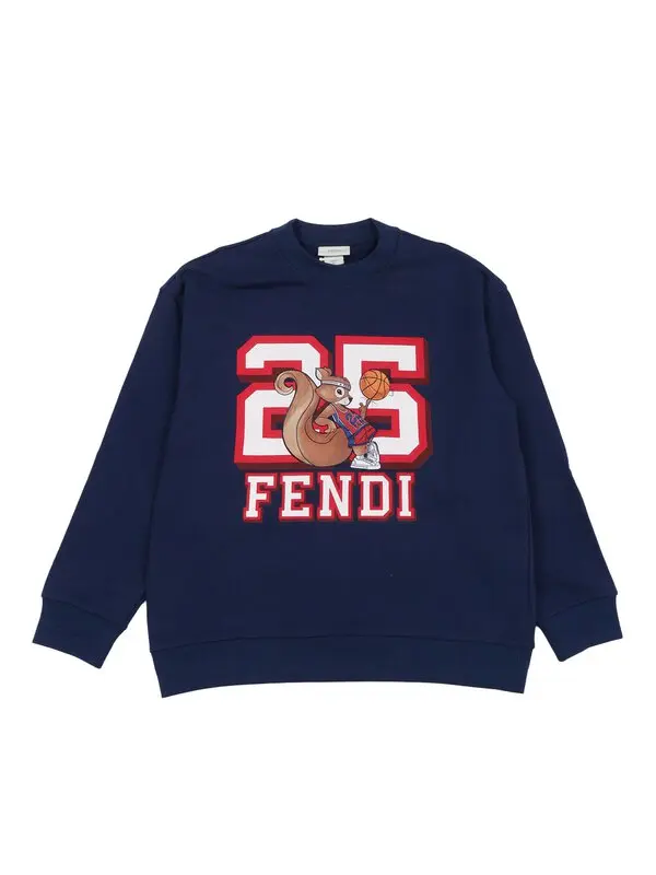 FENDI JR Felpa Felpa - Blu