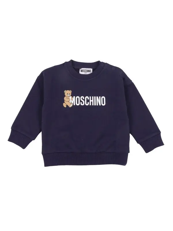 Moschino Round Neck Top - Blu