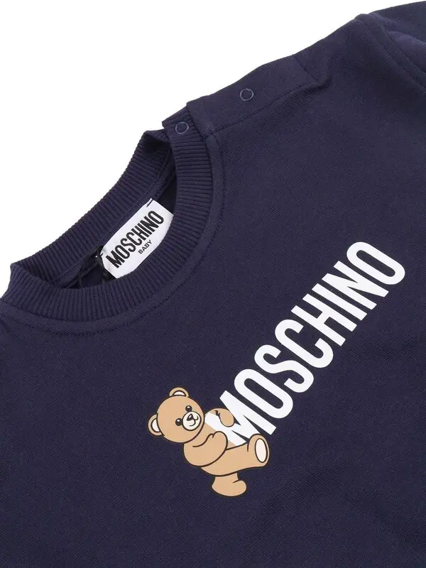 Moschino Round Neck Top - Blu