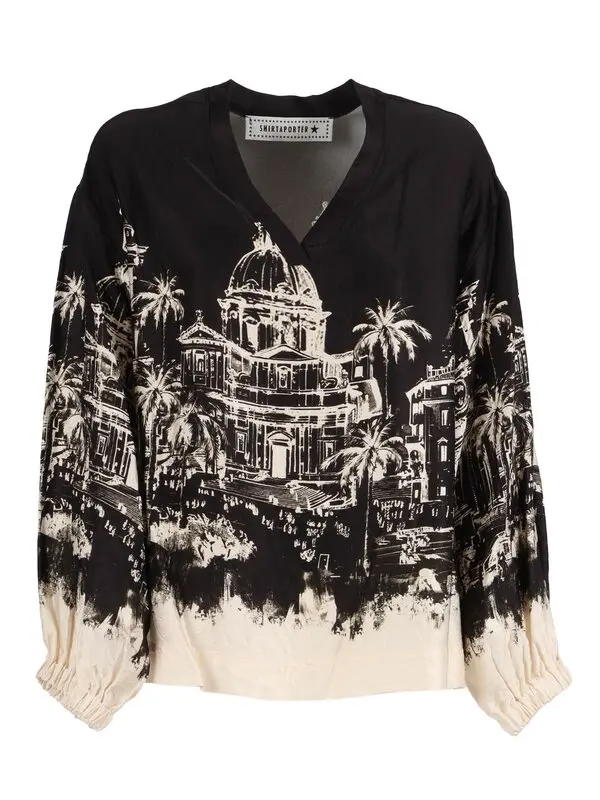 SHIRTAPORTER Casacca Top - Red