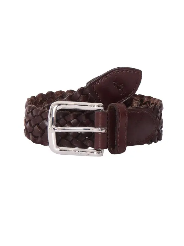 Polo Ralph Lauren Wstend Braid Belt - Red