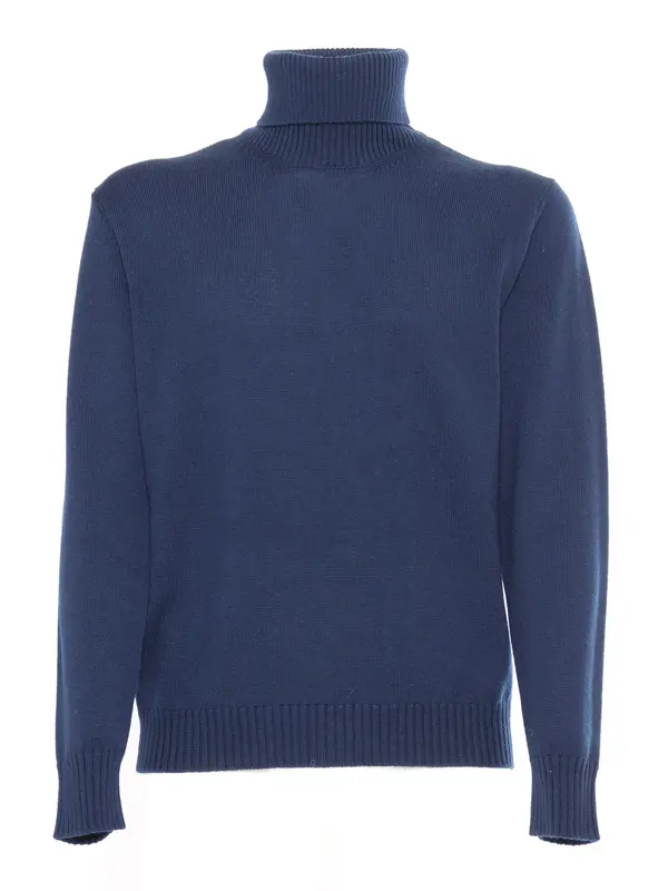 BALLANTYNE Turtleneck Pullover - Blu