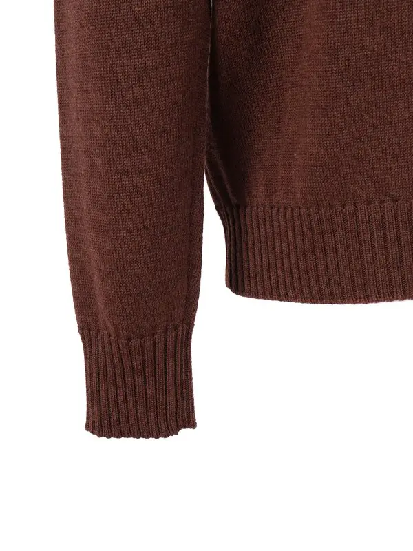 BALLANTYNE Turtleneck Pullover - Red