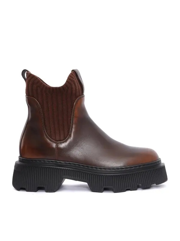 Santoni Mountain Boot - Red