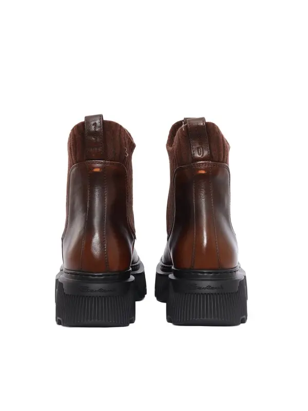 Santoni Mountain Boot - Red