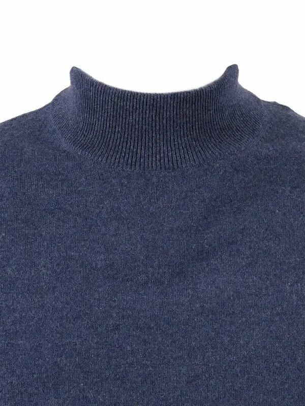 BALLANTYNE Turtleneck Pullover - Blu
