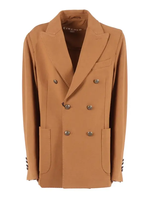 CIRCOLO 1901 Double-breasted Jacket - Red