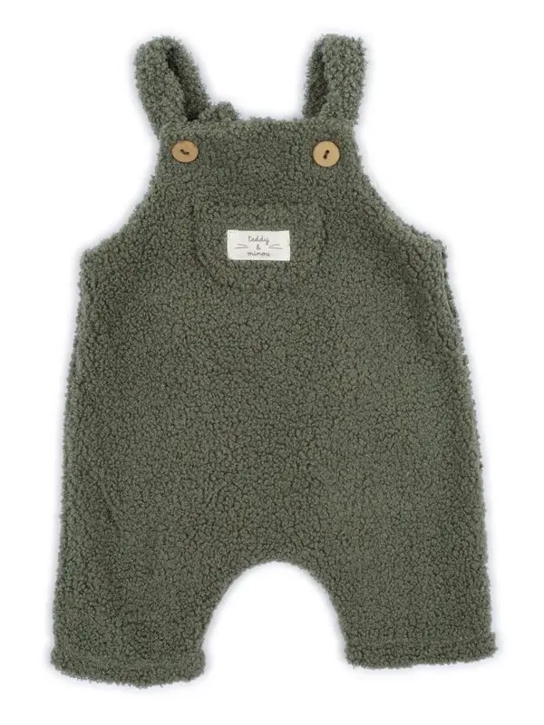 TEDDY & MINOU Two-piece Set With T-shirt And Salopette - Green