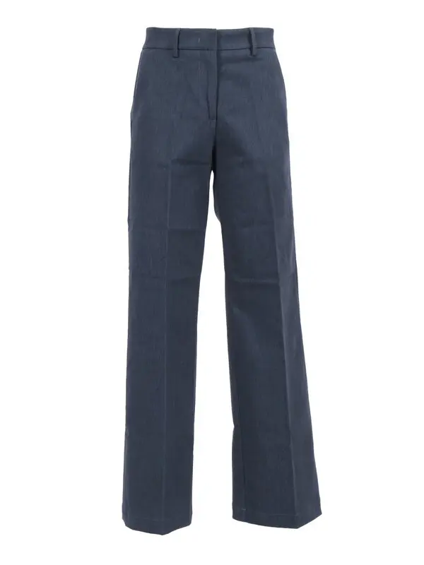 K-WAY Tyanne Denim-like Chinos - Blu