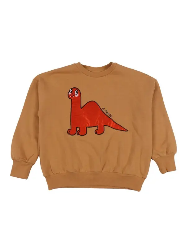 MINI RODINI Sweatshirt With Dino Application - Other