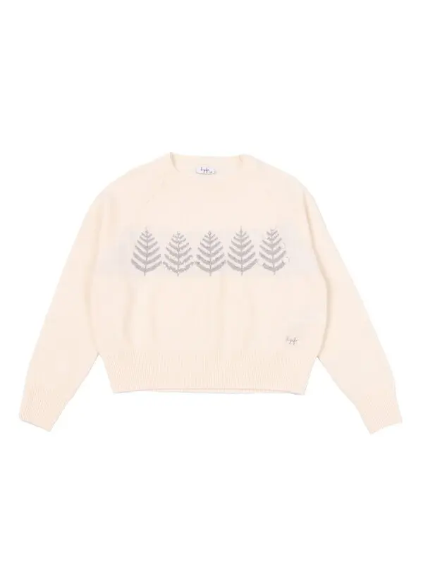 IL GUFO Tricot Knit Top - White